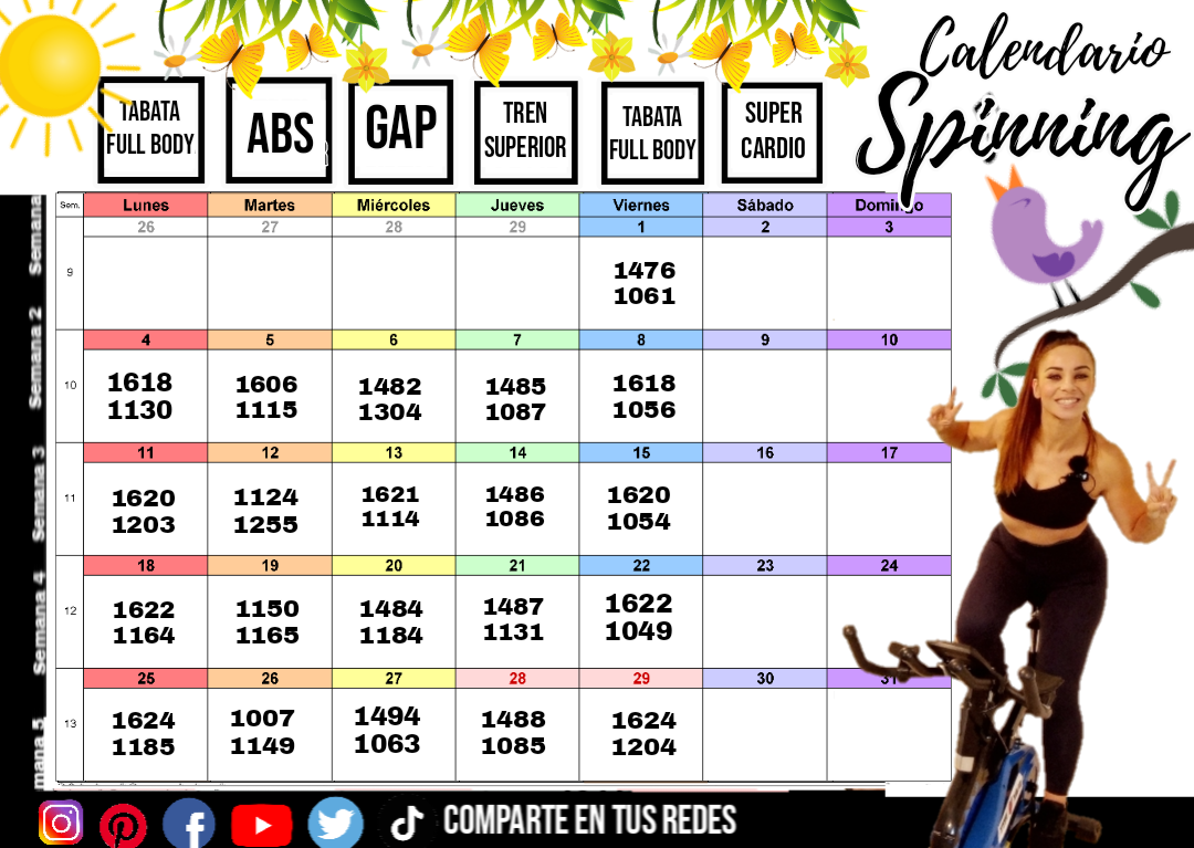 Retos y Calendarios - May Love Fitt