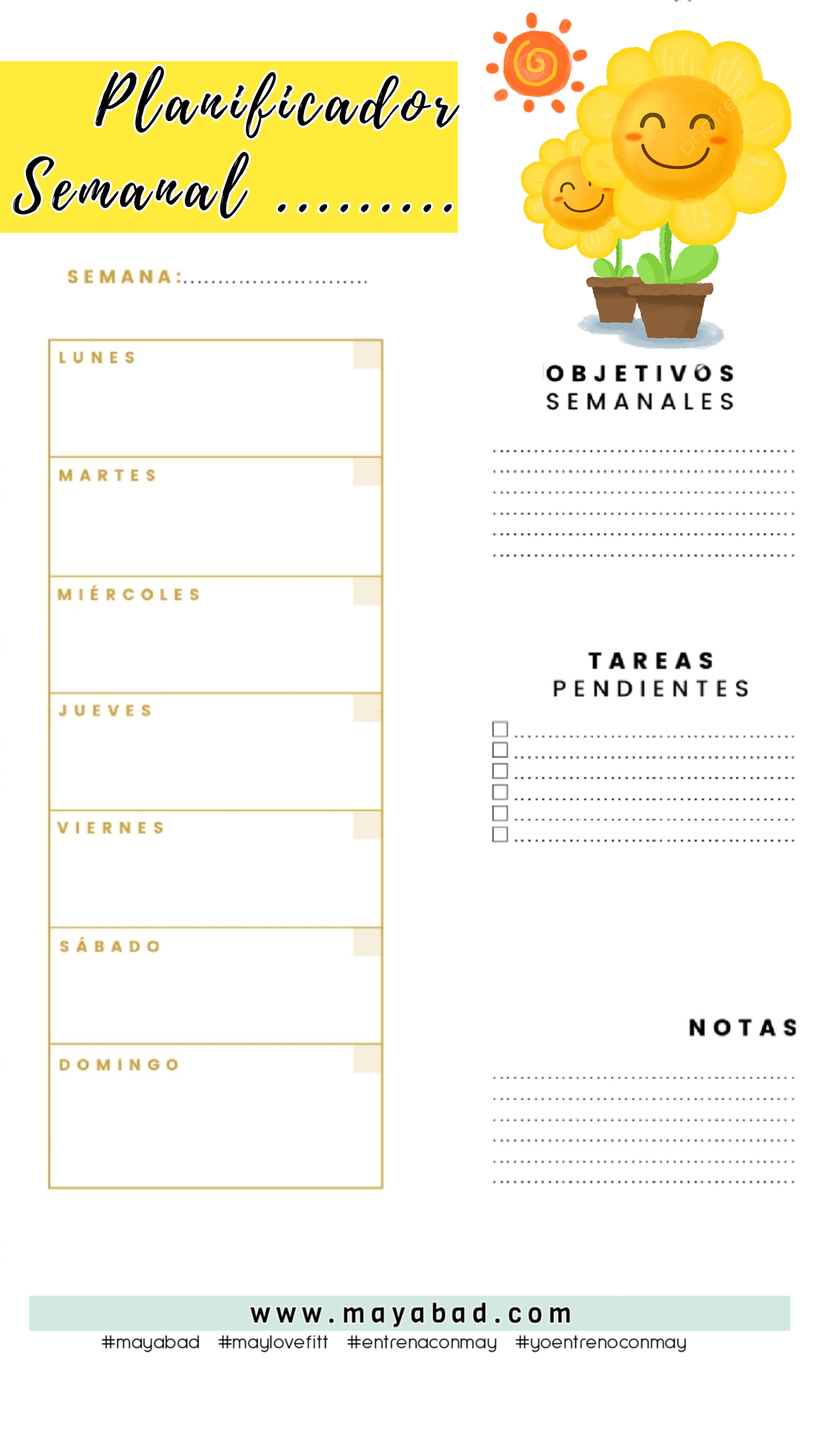 Retos y Calendarios - May Love Fitt